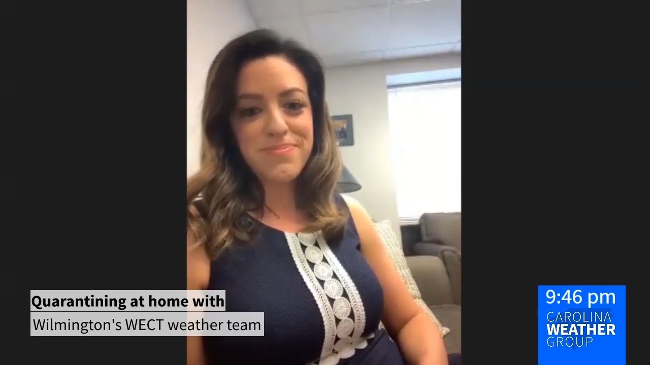 Quarantining at home with Wilmington's WECT weather team - YouTube