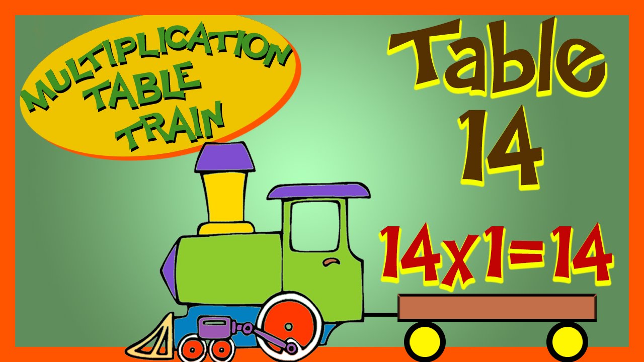 Multiplication Train :Table 14 - YouTube