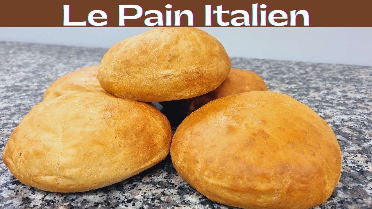 La Recette du Pain italien : Le Pain idéal pour le Pan Bagnat - YouTube