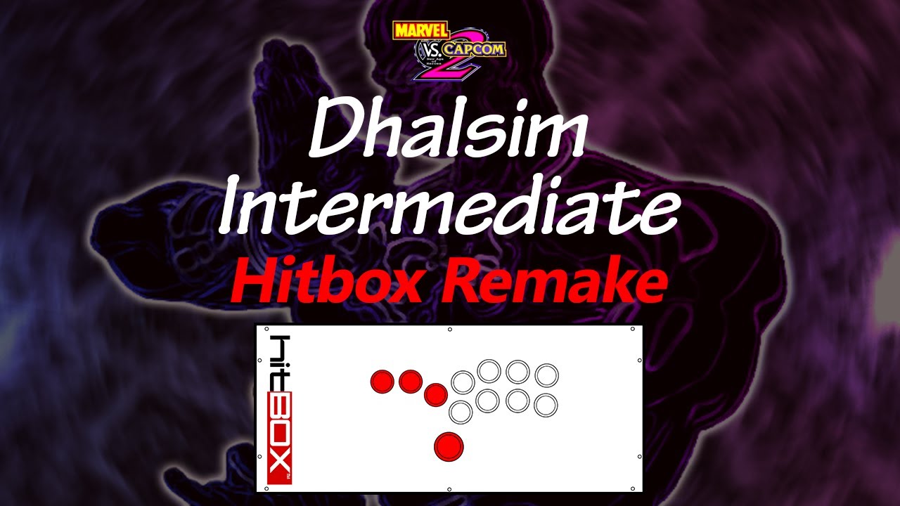 MvC2 Dhalsim Intermediate Hitbox 4K Remake Tutorial - YouTube