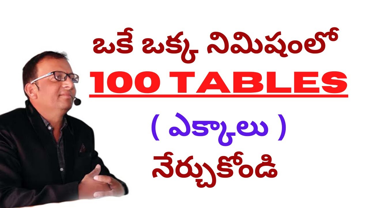 100 TABLES How To Learn Tables Easily In Telugu Speed Tables Vedic 100-tables-how-to-learn-tables-easily-in-telugu-speed-tables-vedic