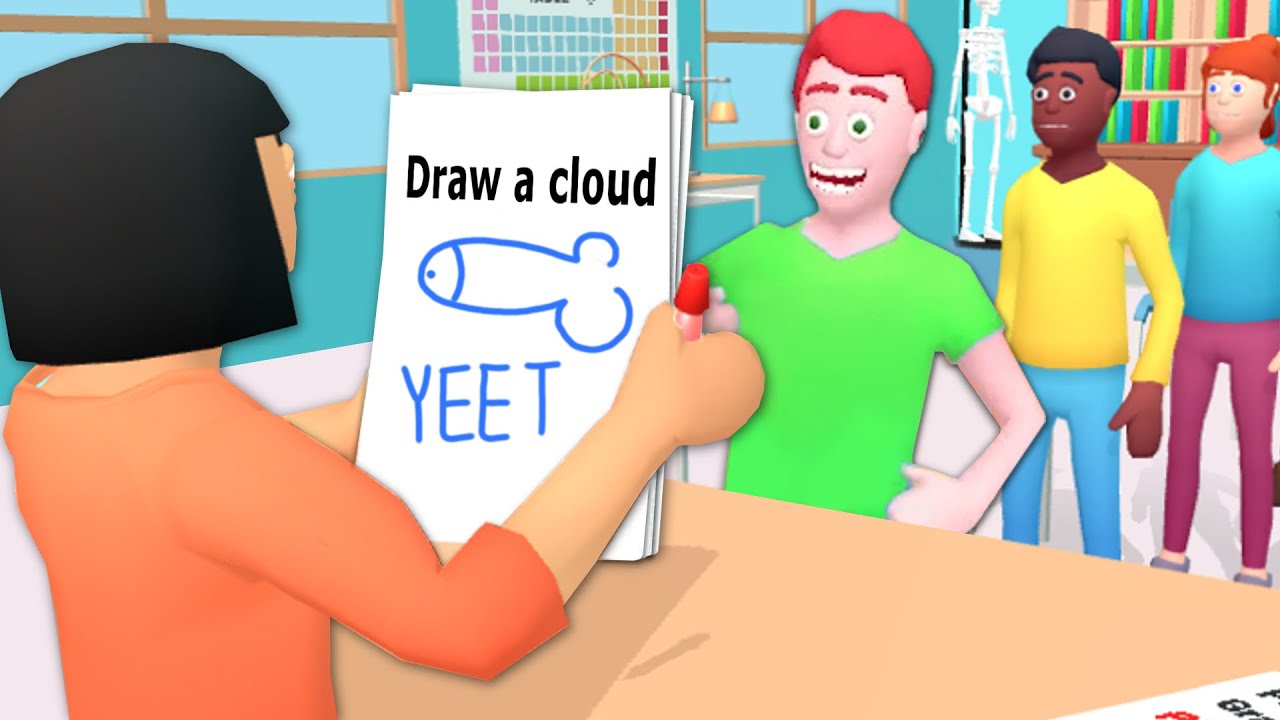 I Tried To Teach The Dumbest Class - 3 Random Games - YouTube