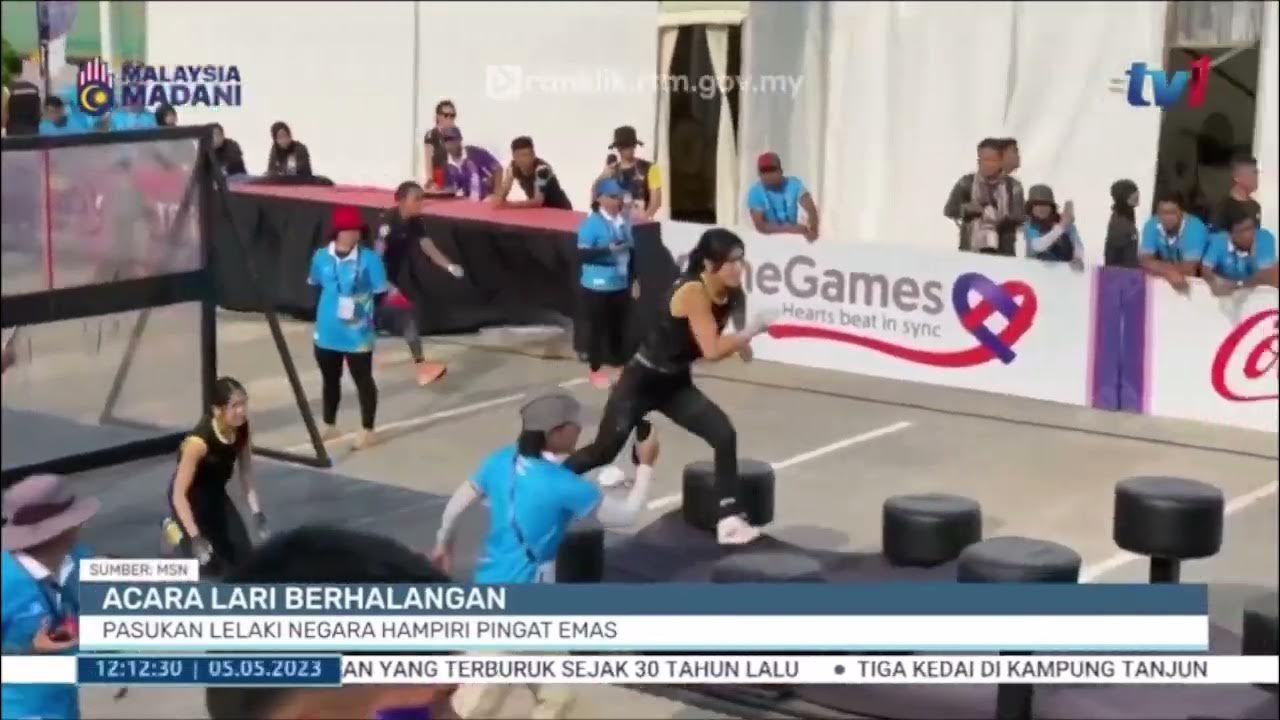 5 MEI 2023 BERITA TGH HARI ACARA LARI BERHALANGAN PASUKAN NEGARA HAMPIRI PINGAT EMAS - YouTube