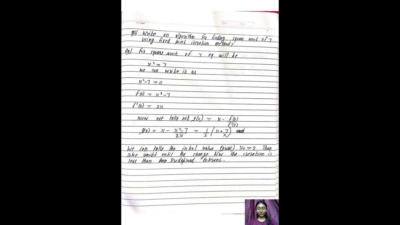computer oriented numerical methods 1st internal solution of set c(q2,q3) - YouTube