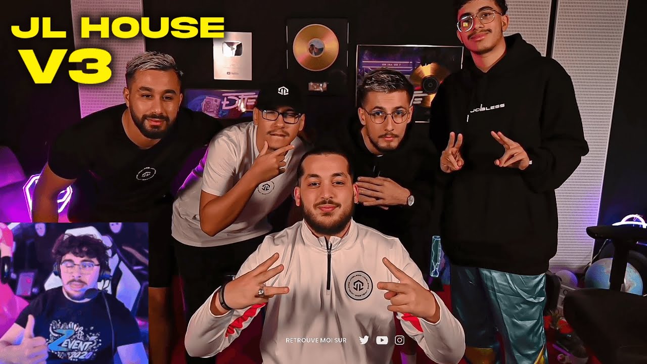 PRÉSENTATION JL HOUSE V3 🪐🪐 TOUT LES DÉCORS DES JL !! (best of twitch ...