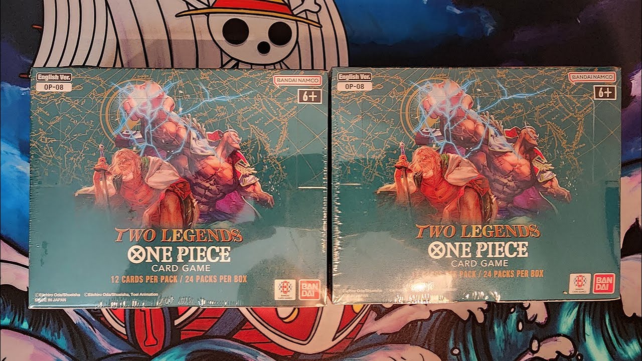 OP-08 TWO LEGENDS - Two Booster Boxes! - New One Piece Set! - YouTube