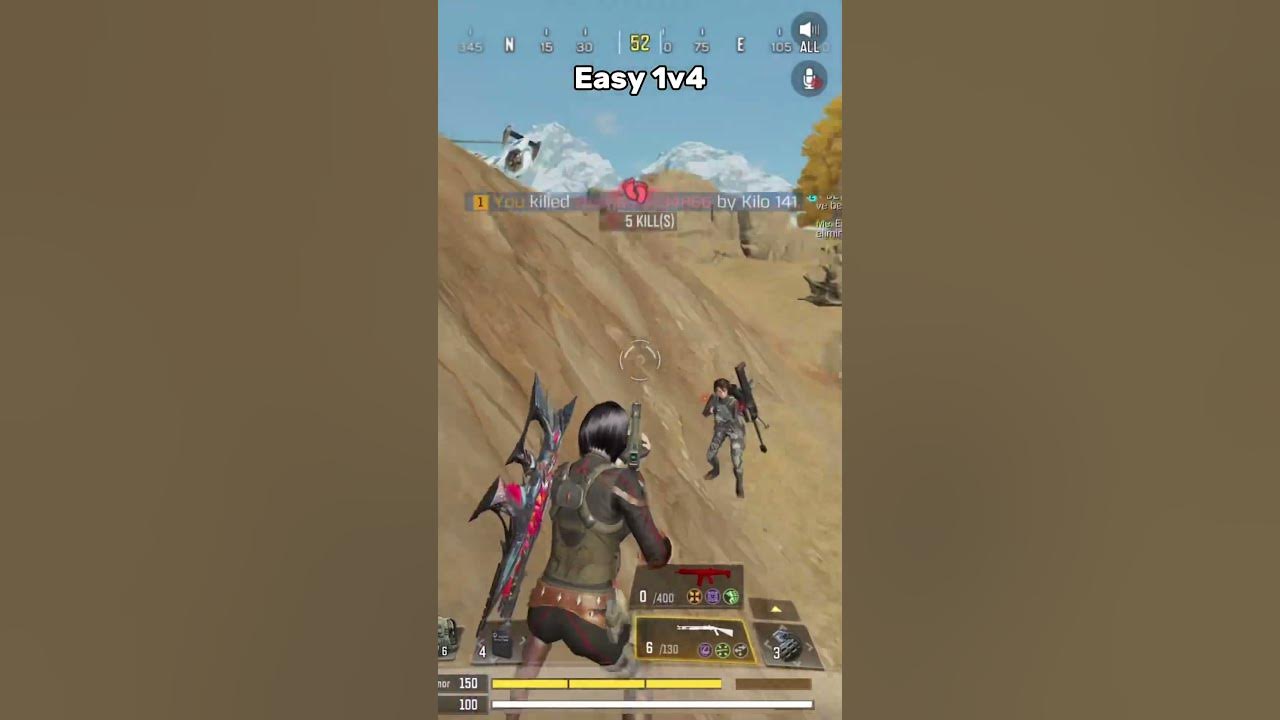 Easy 1V4 🥵In CODM BR #CODM #codmobile #lotexyt #br0ken #iferg #codmbr #codmlive #Codmshorts ...
