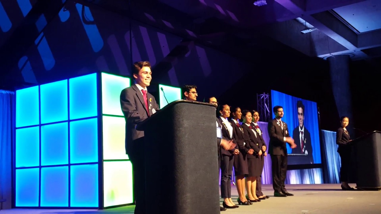 Simon T. Moore Cal-HOSA president - YouTube