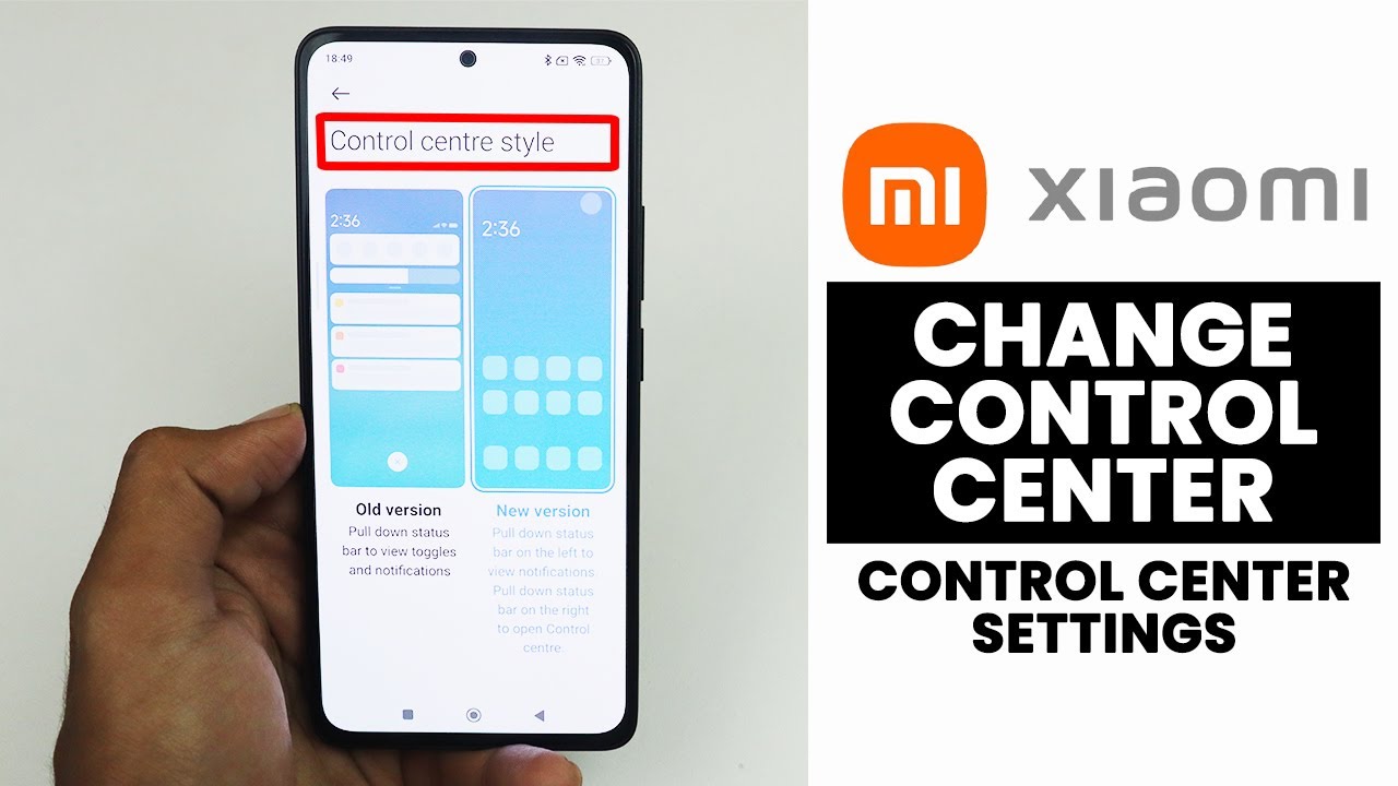 How to Change Control Center on Xiaomi, Redmi Phone - YouTube