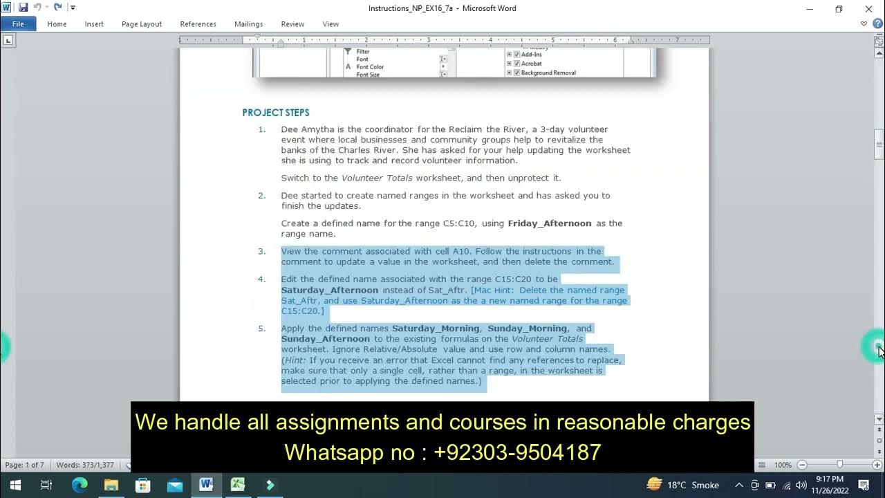 Excel_Module_7_EOM_Project_1_Wang_Marketing _ NP_EX19_EOM_7 | Excel ...