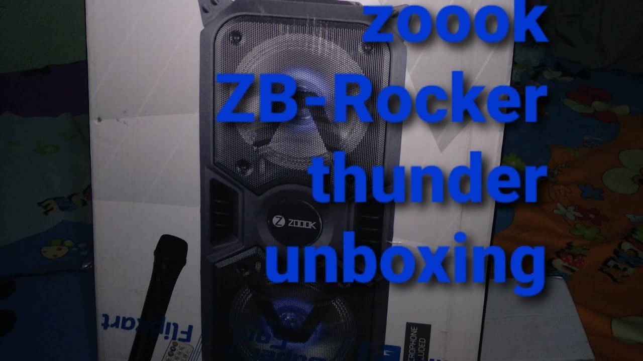 zoook zb rocker thunder unboxing and full review #cutiesSistus - YouTube