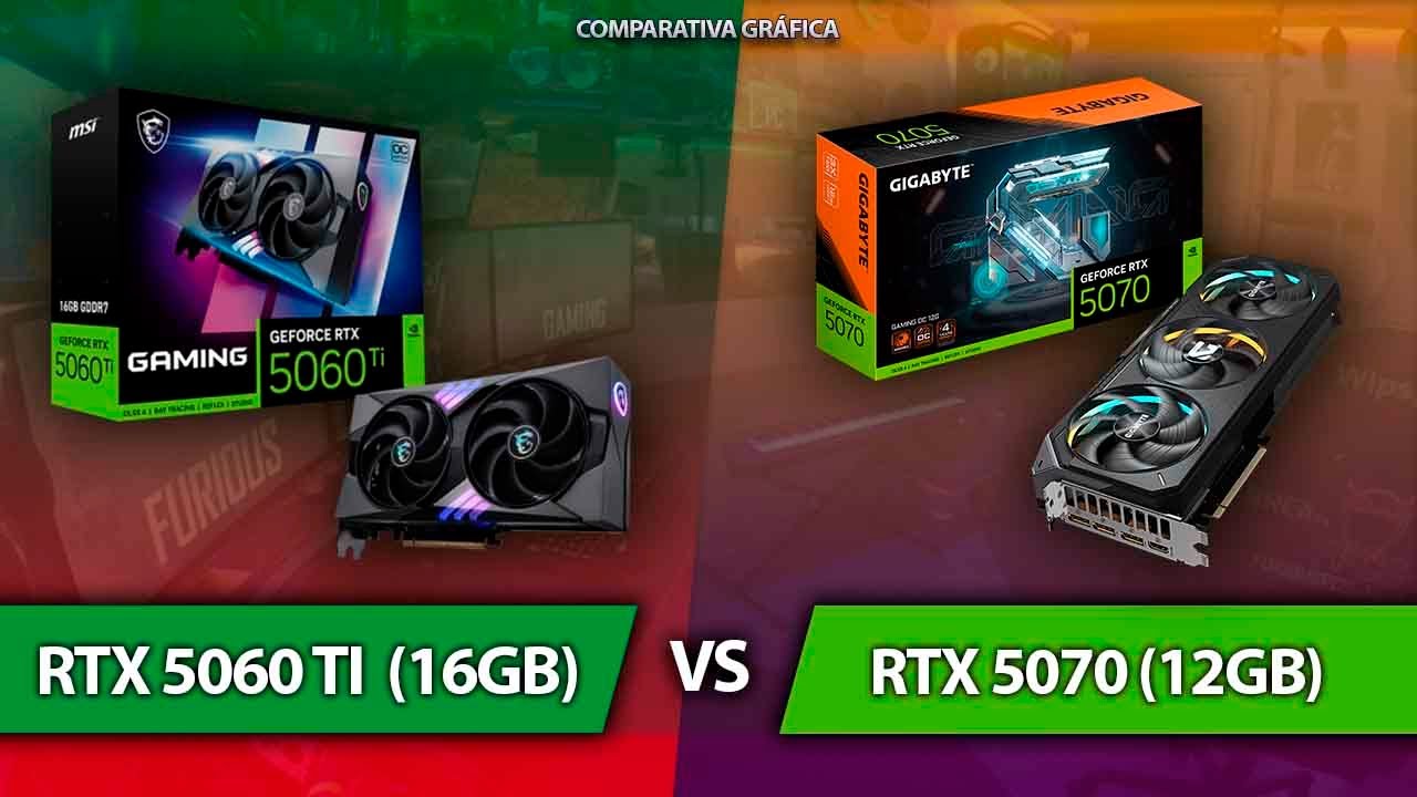 RTX 5060 Ti 16GB vs RTX 5070 12G | 4K - YouTube