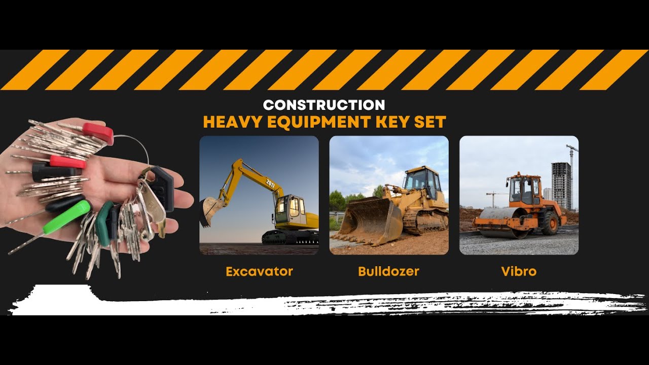 39 Most Popular Heavy Equipment Keys Master Set - WAH LIN PARTS - YouTube