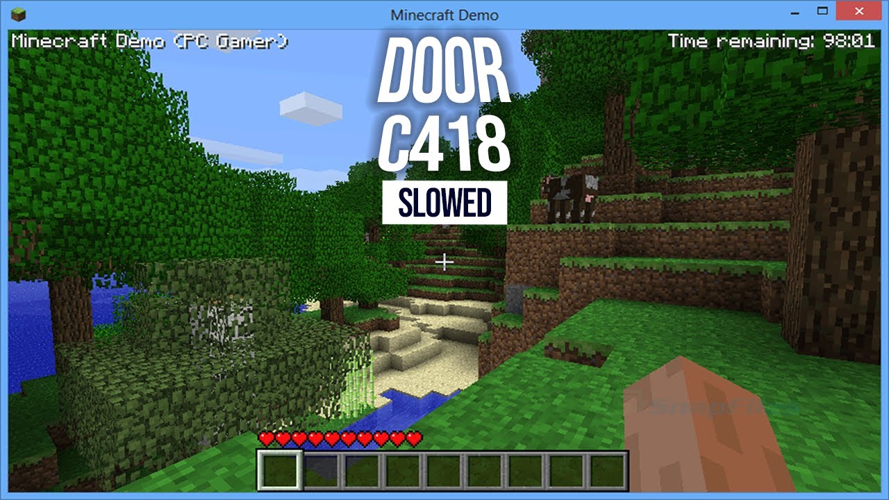 C418 - Door (Original Version Slowed) - Alpha and Beta Version - YouTube