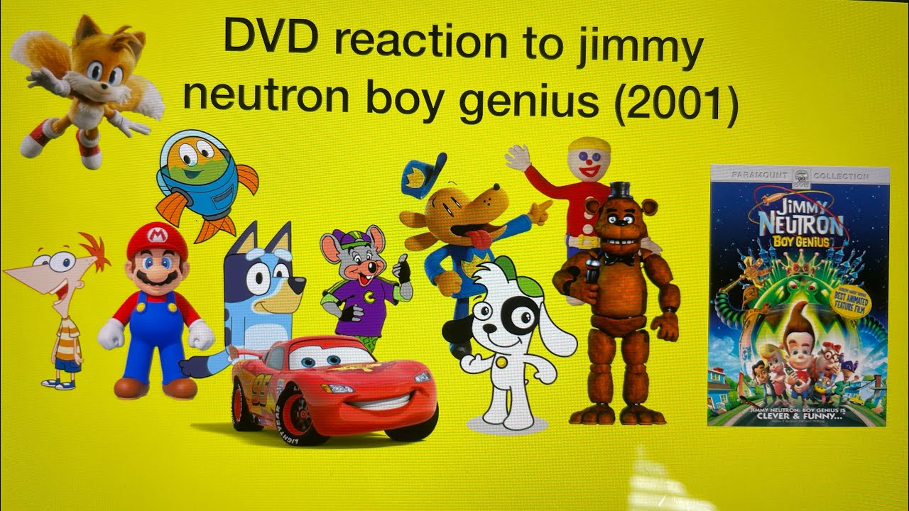 (DVD reaction) opening to Jimmy neutron boy genius 2001 dvd - YouTube