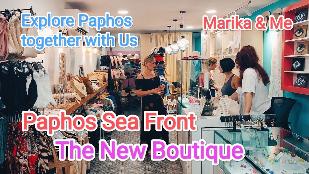 We visit the New Shop on Paphos Sea Front - YouTube