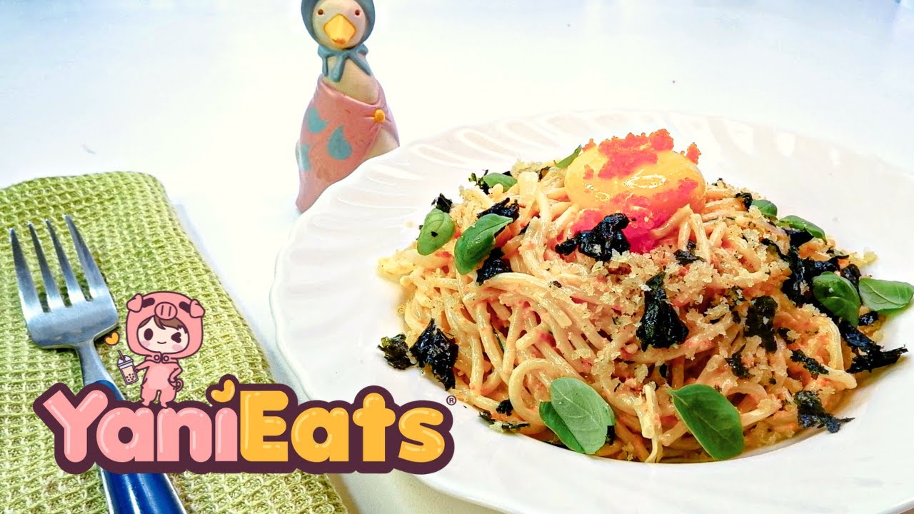 Tobiko Cream Pasta | QUICK AND EASY | USE YOUR LEFTOVER BAKED SUSHI ...