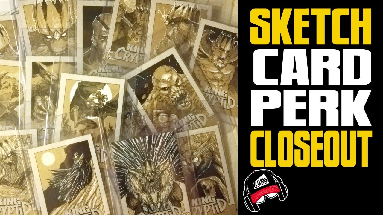 King Cryptid SKETCH CARD CLOSEOUT + 1000 BACKERS tonight?! - YouTube