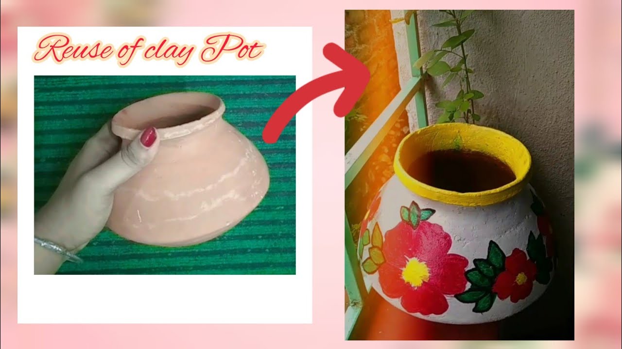 Matir Hari Painting || Easy Pot Painting || Pot Drawing 🖌️🌈 - YouTube