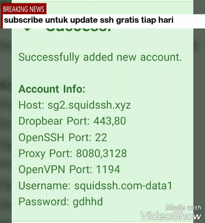 SQUID SSH PREMIUM - YouTube