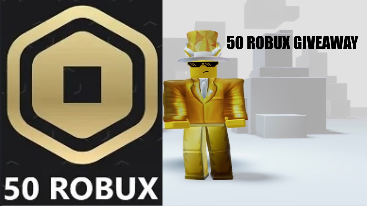 50 ROBUX GIVEAWAY (Closed) - YouTube