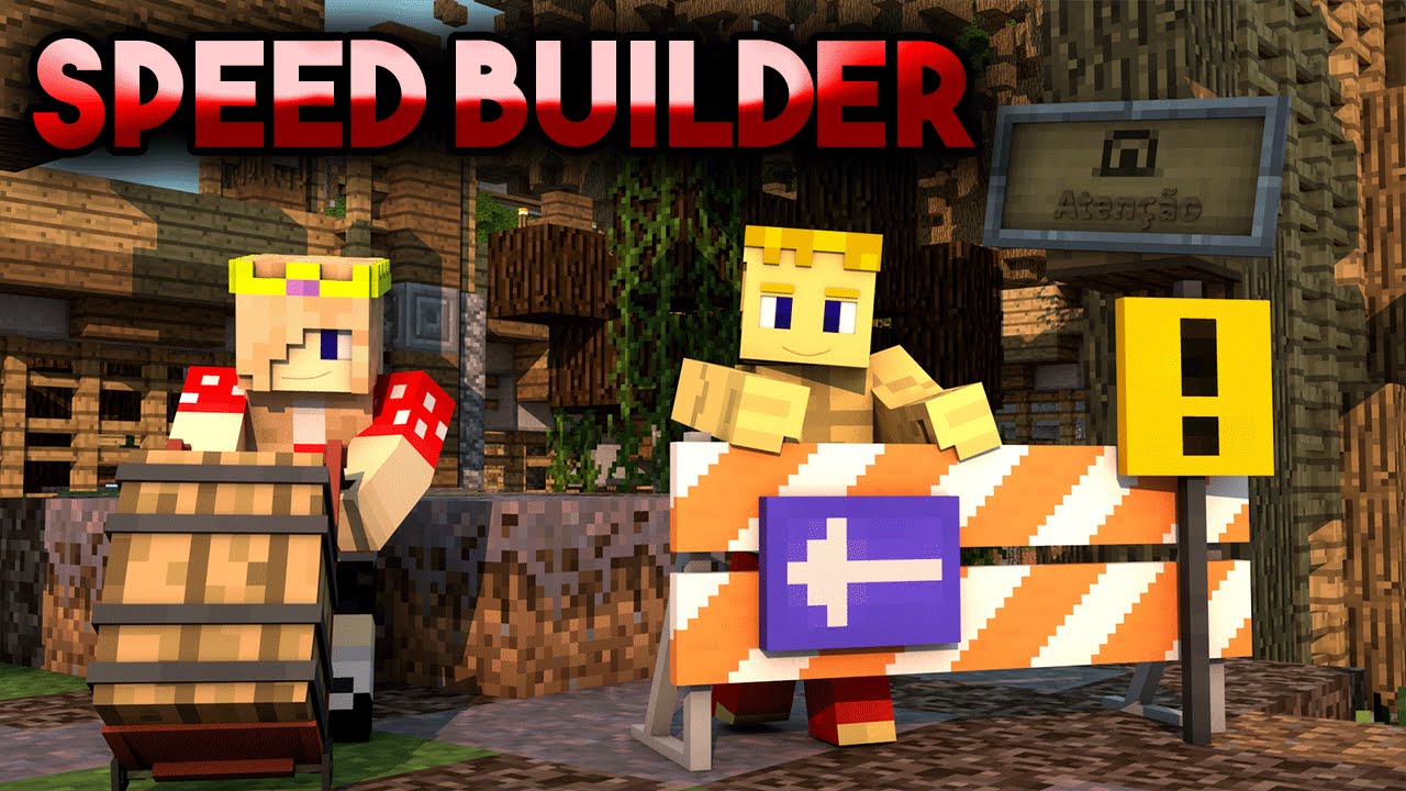 Minecraft: Speed Builders - Sou péssima! (c/Tiagovski) - YouTube
