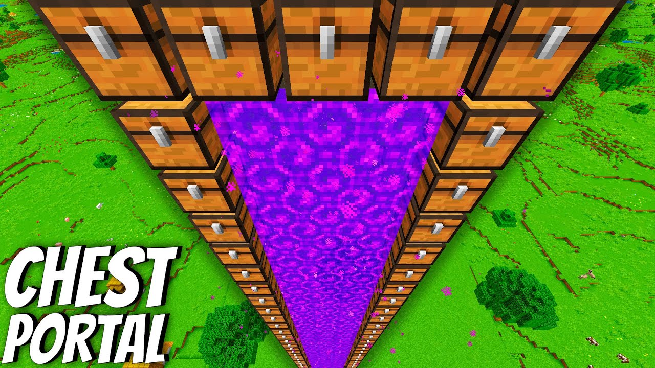 I found the LONGEST CHEST PORTAL in Minecraft ! How to BUILD the ...