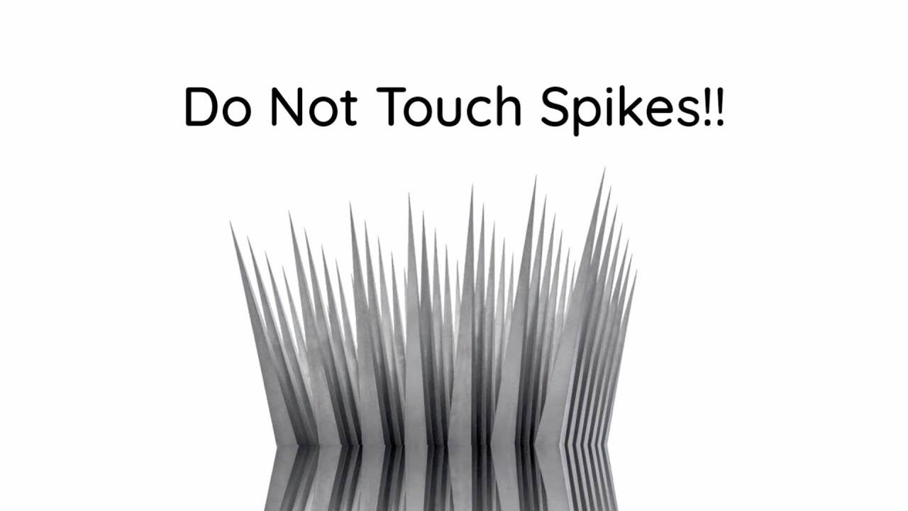 Do Not Touch Spikes! It will hurt you... - YouTube