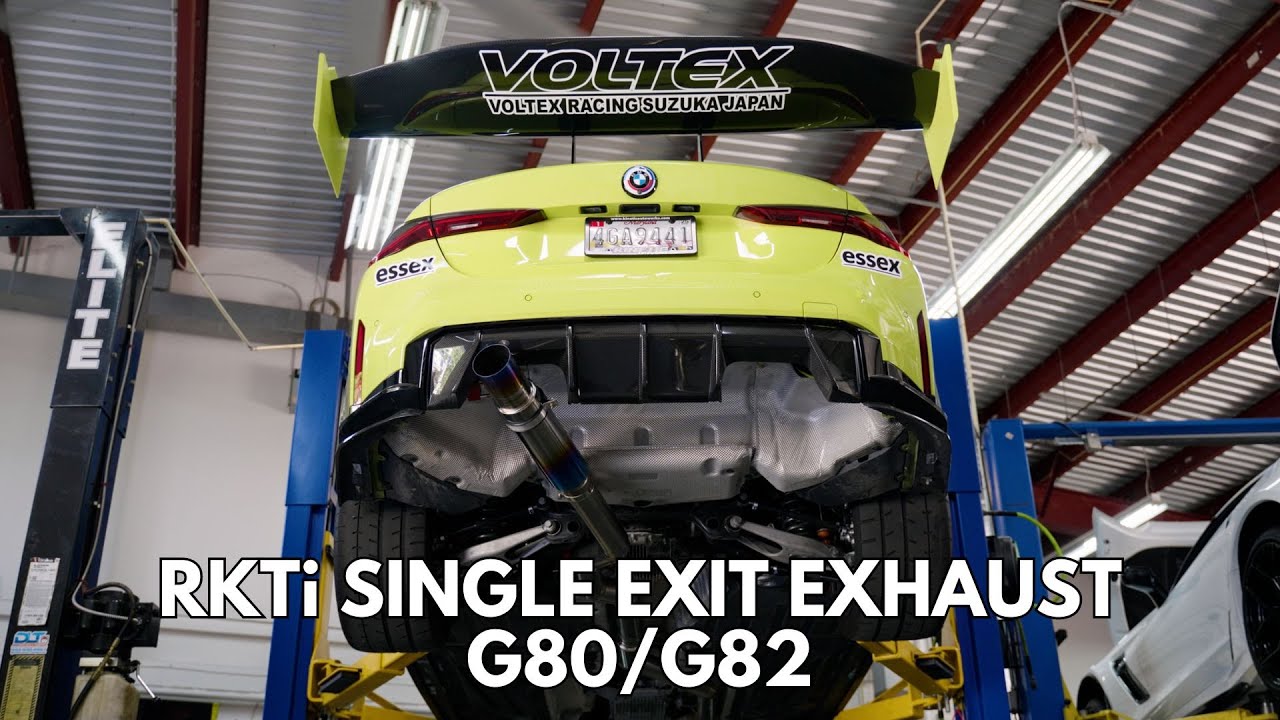 RK Titanium Single Exit Exhaust for BMW G80/G82 M4 & M4 Competition ...
