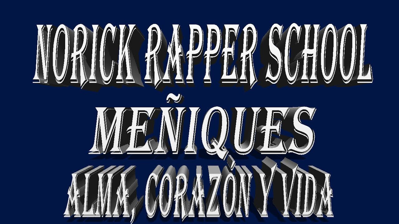 Norick Rapper School - Meñiques [ Audio Oficial / Concierto ] - YouTube