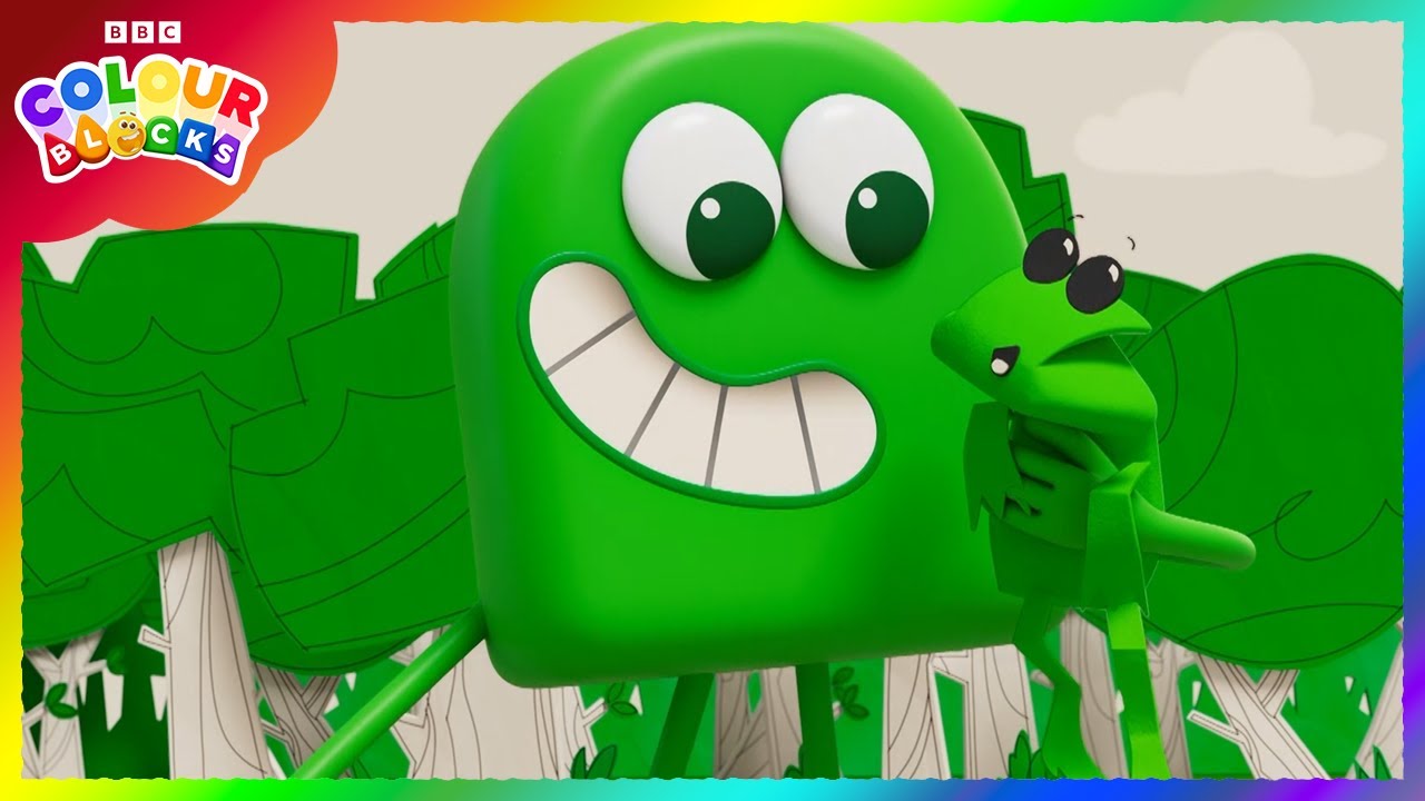 🌈🦁 Rainbow Safari: Meet Colourful Animals with the Colourblocks | Learn ...