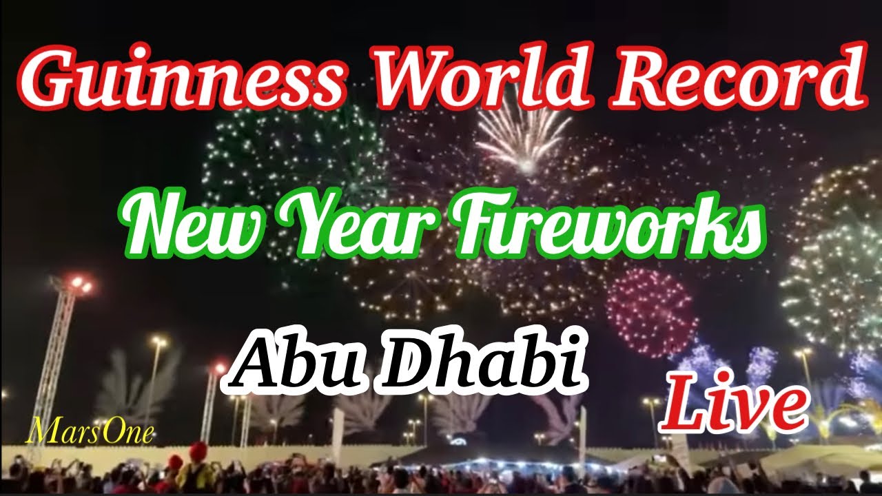 🔴Live AbuDhabi world’s first ‘Girandola’ Fireworks Guinness World ...