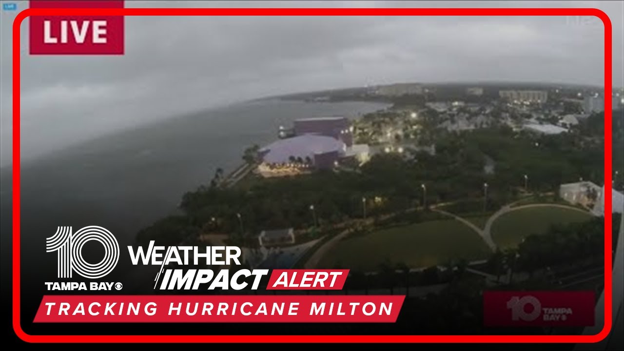 A look at the eye of Hurricane Milton - YouTube