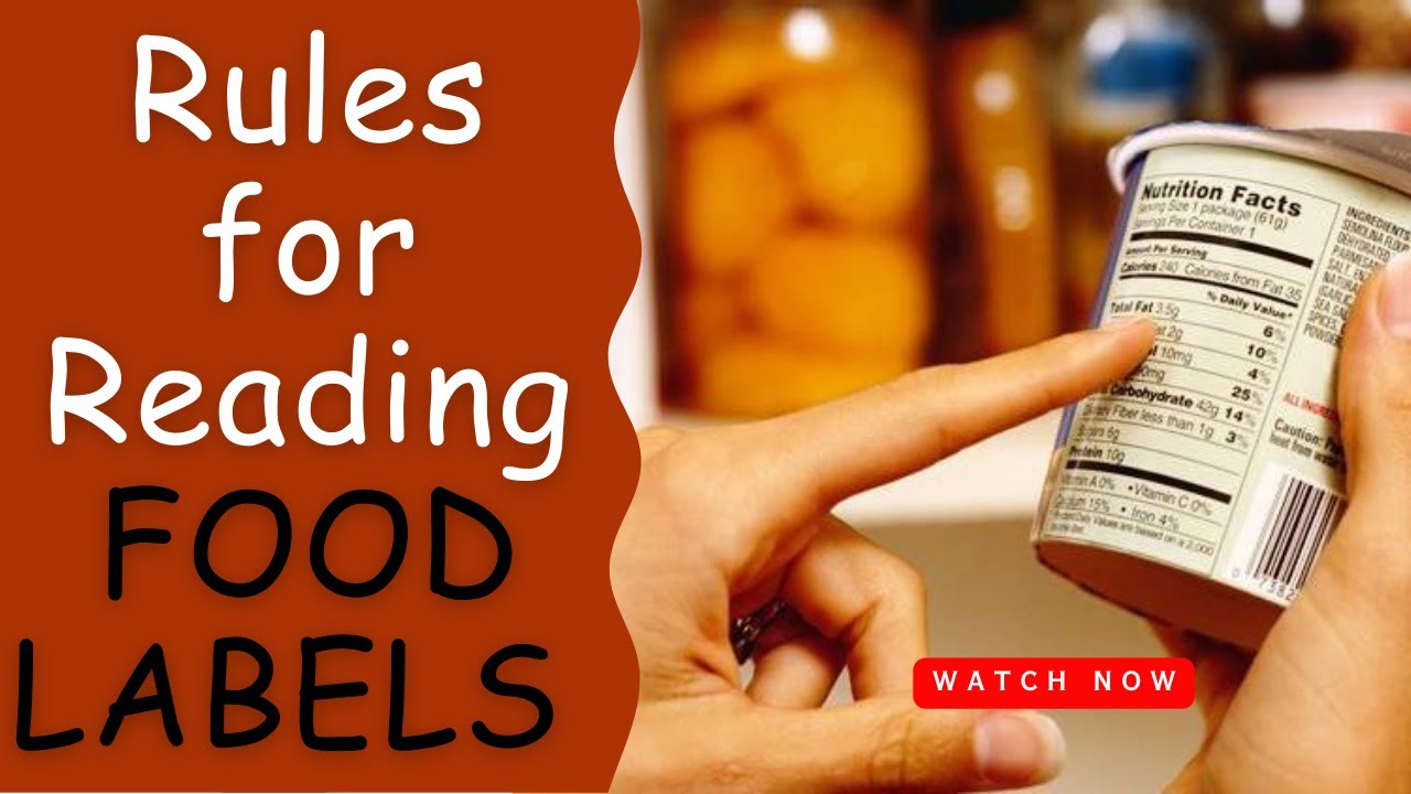 How To Read Food Ingredient Labels Without Being TRICKED YouTube