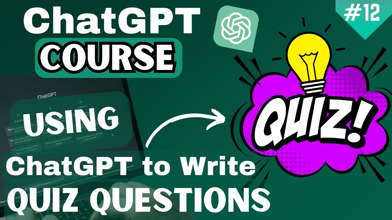 How To Use Chatgpt For Multiple Choice Questions Using Chatgpt To Write Quiz Youtube