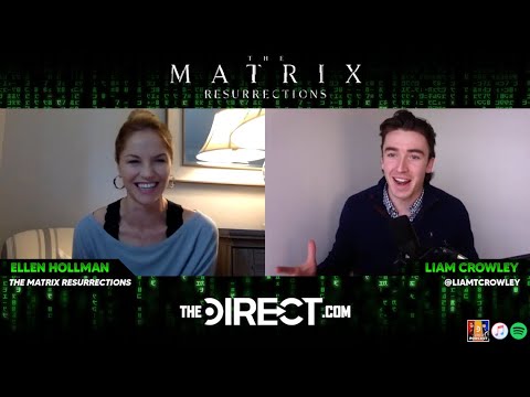 The Matrix: Resurrections star Ellen Hollman! | The Direct - YouTube