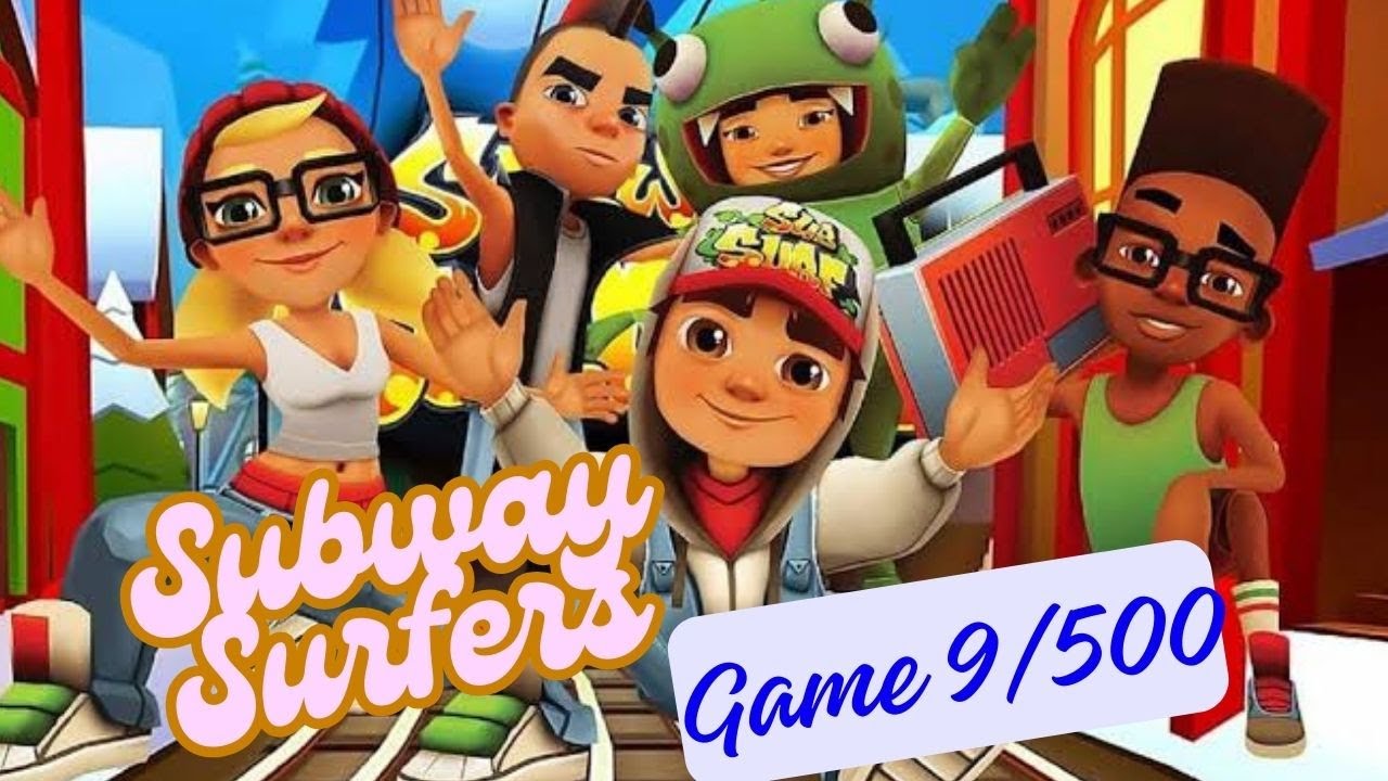 Subway Surfers Gameplay - Game 9 of 500 | High Score Challenge! #gaming ...