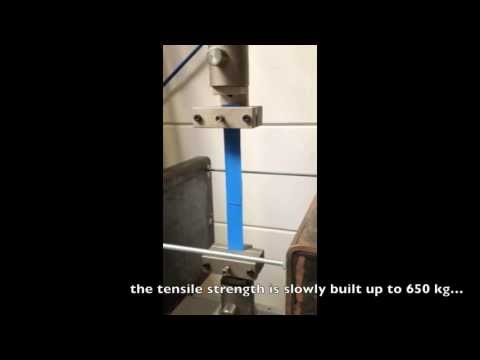 Tensile Strength Glued Seam - YouTube