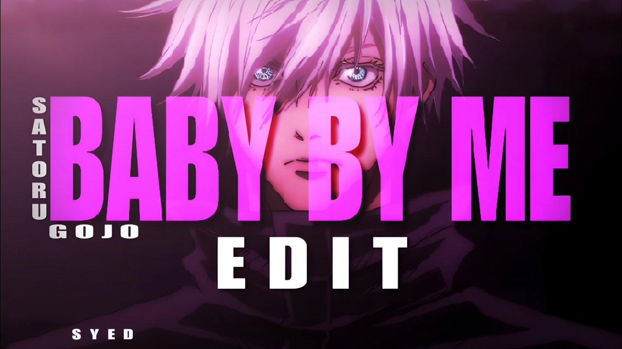 BABY BY ME | SATORU GOJO EDIT 🔥| ALIGHT MOTION EDIT #gojo # ...