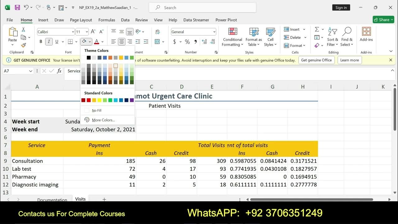 New Perspectives Excel 2019 | Module 2: SAM Project 1a | Module 2: SAM ...