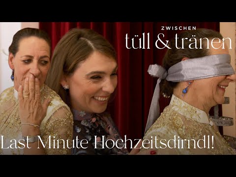 Ein Dirndl auf den letzten Drücker ⏰ Gefällt Roswita ihr Hochzeitsdirndl? | Zwischen Tüll und Tränen