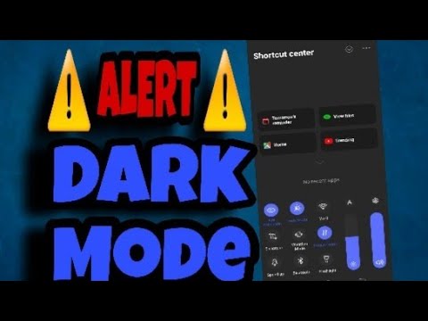 Dark_MODE _ALERT - YouTube