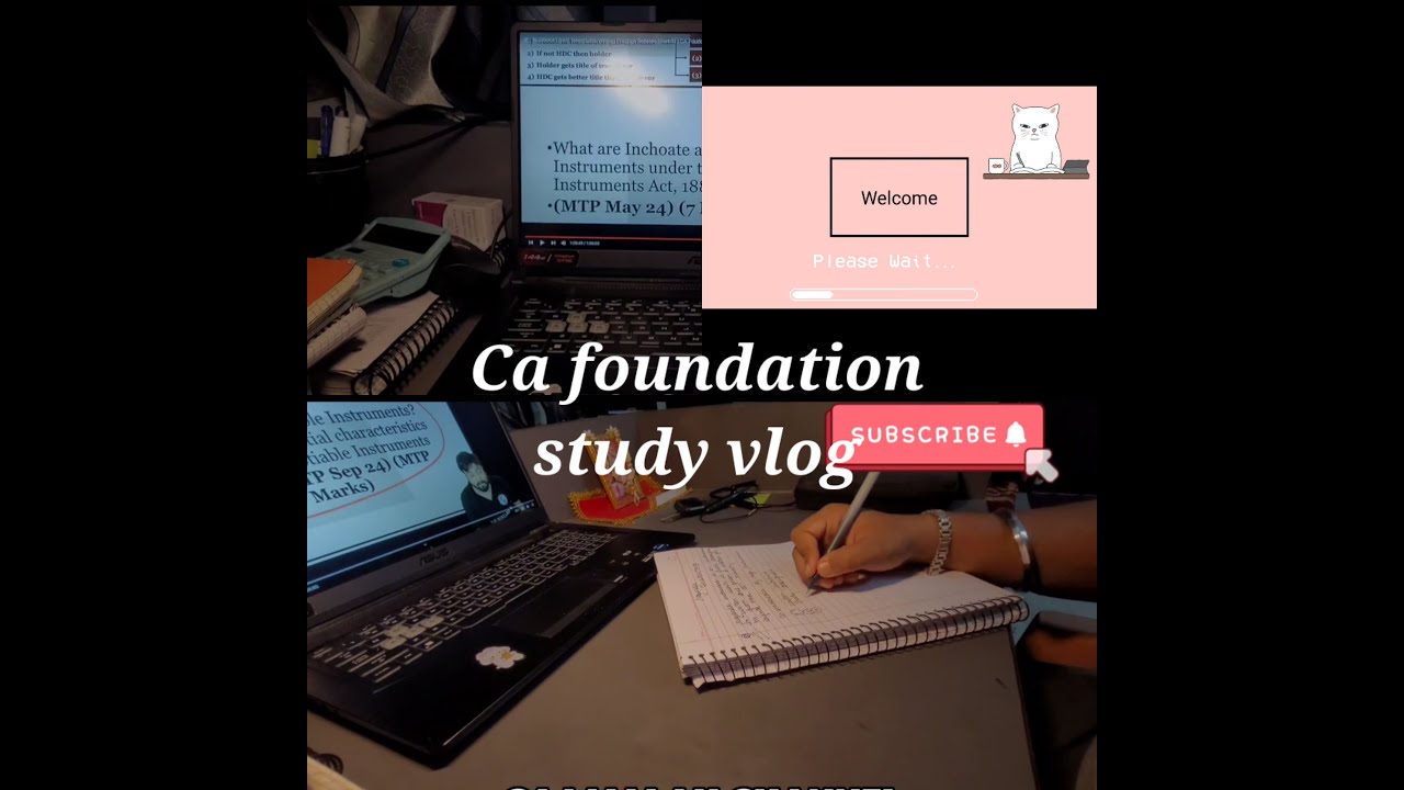 Ca foundation study vlog 2025 - YouTube