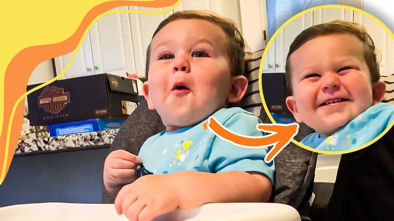 Too Cute Reactions! 🤣 | Adorable Baby Bloopers and Giggles 👦 - KYOOT ...