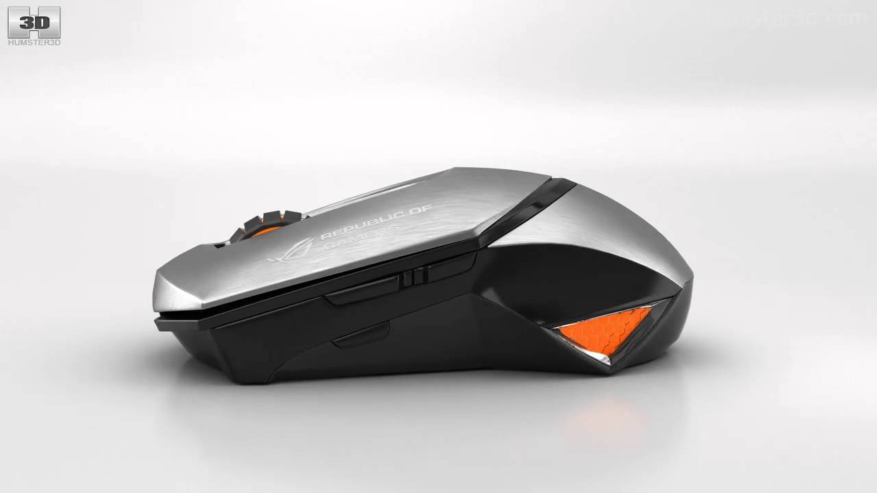 Asus ROG Eagle Eye GX1000 Gaming Mouse 3D model by 3DModels.org - YouTube