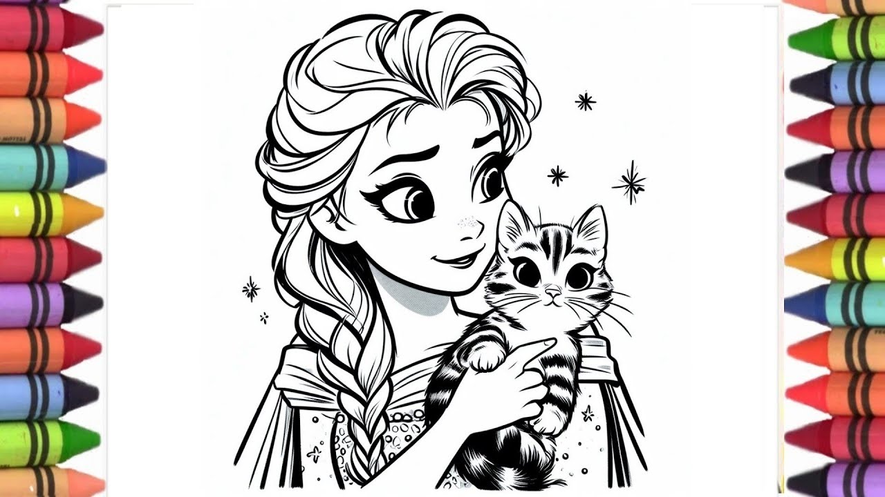 Disney princess elsa drawing, how to draw Elsa from Frozen, Frozen ...