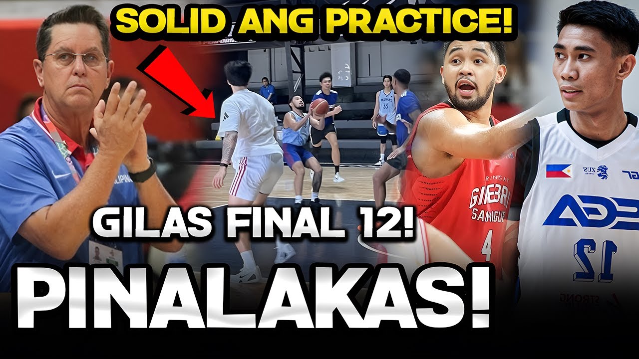 GILAS TODO NA SA LINE UP PARA SA FIBA! SOLID LINE UP SA FIBA! - YouTube