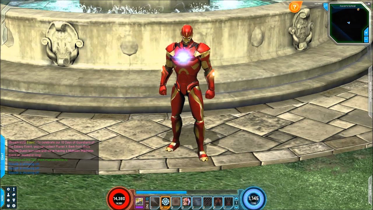Marvel Heroes - Iron Man - Guardians of the Galaxy (Red) Costume - YouTube