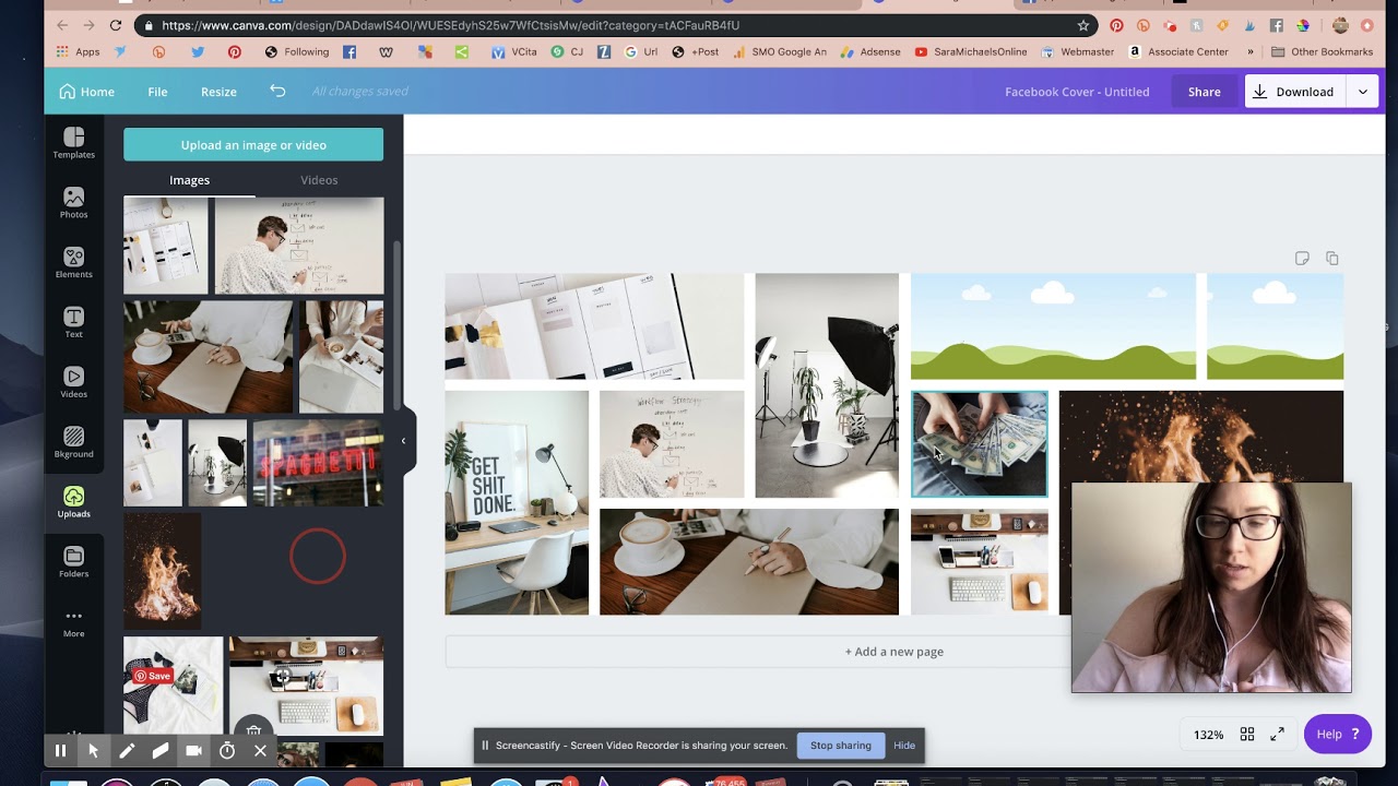 CANVA TUTORIAL How To Create A Cover Photo Collage In Canva YouTube CANVA TUTORIAL How To Create A Cover Photo Collage In Canva YouTube