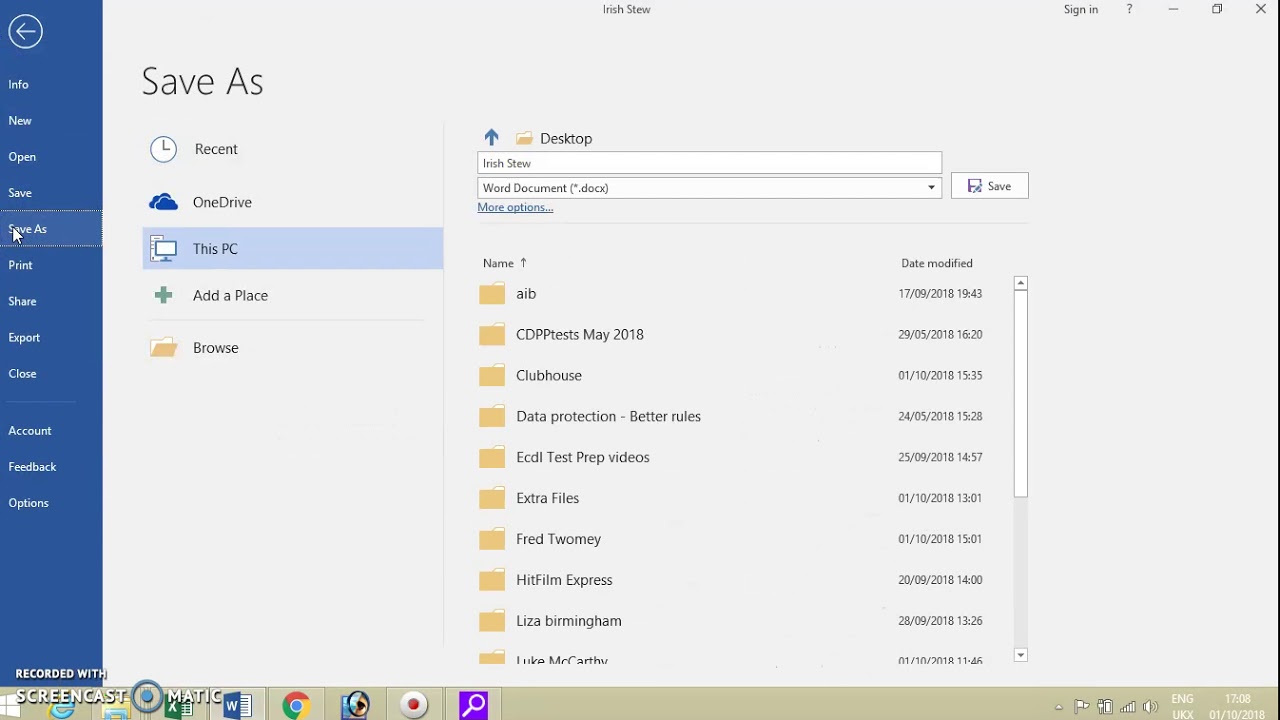 word overview part 1 - YouTube